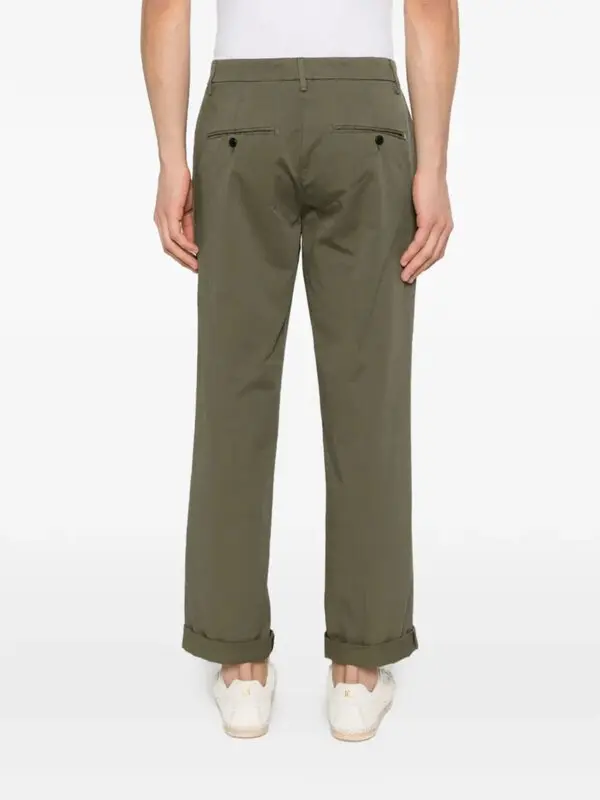 DONDUP Regular Chino Gaubert Trousers - Green