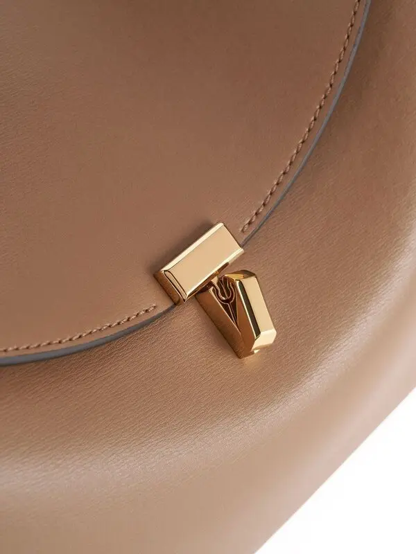 TOTEME T-lock Leather Clutch