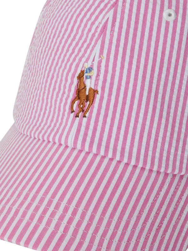 Polo Ralph Lauren Seersucker Cap - Pink