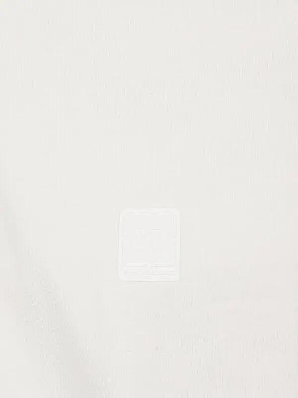 C.P. COMPANY Polo Shirt With Logo - White