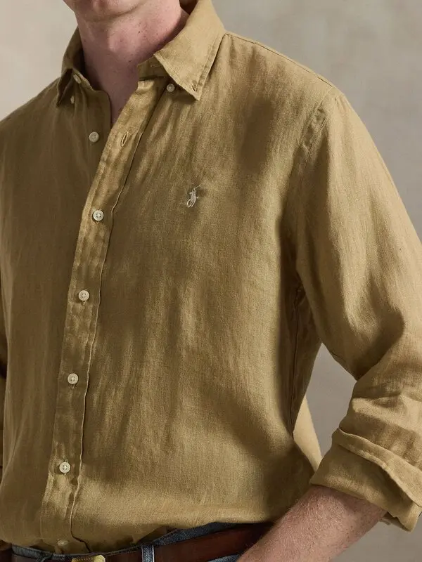 Polo Ralph Lauren Linen Shirt - Beige
