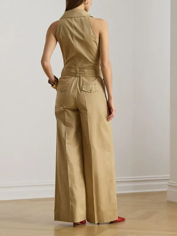Ralph Lauren Sleeveless Jumpsuit - Beige