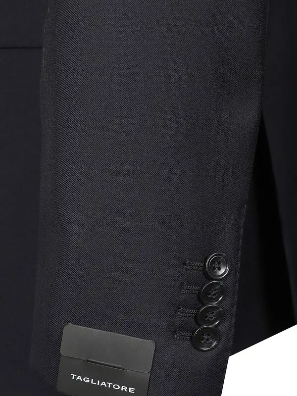 Tagliatore Suit With Vest - Blue