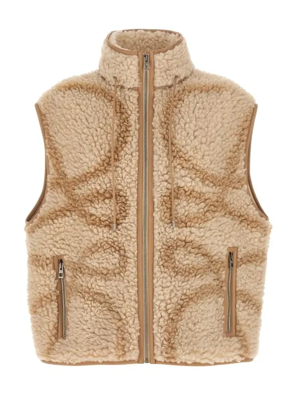 Loewe Anagram Wool Vest - Beige