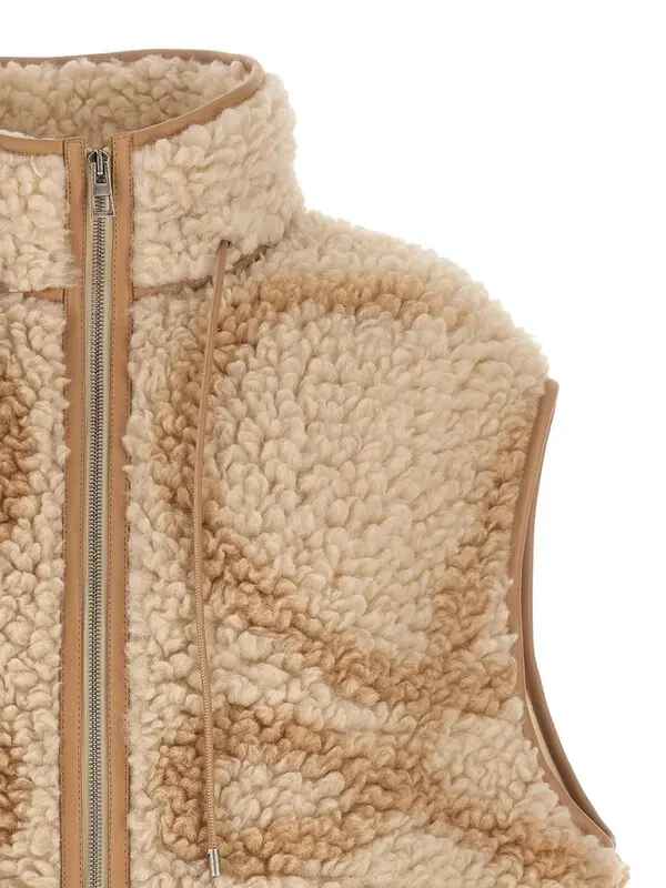 Loewe Anagram Wool Vest - Beige