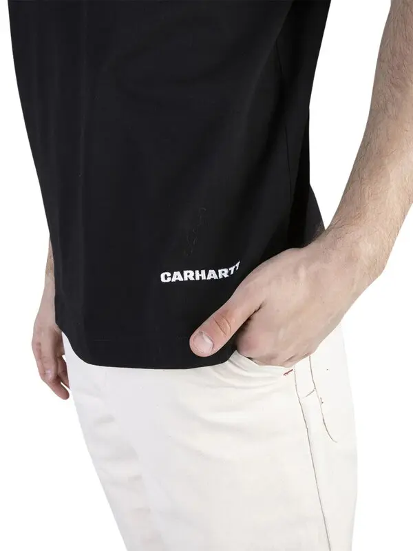 Carhartt Work In Progress Link Script T-shirt - Black