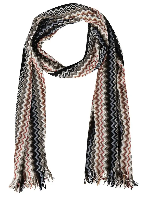 Missoni Multicolored Scarf - Black