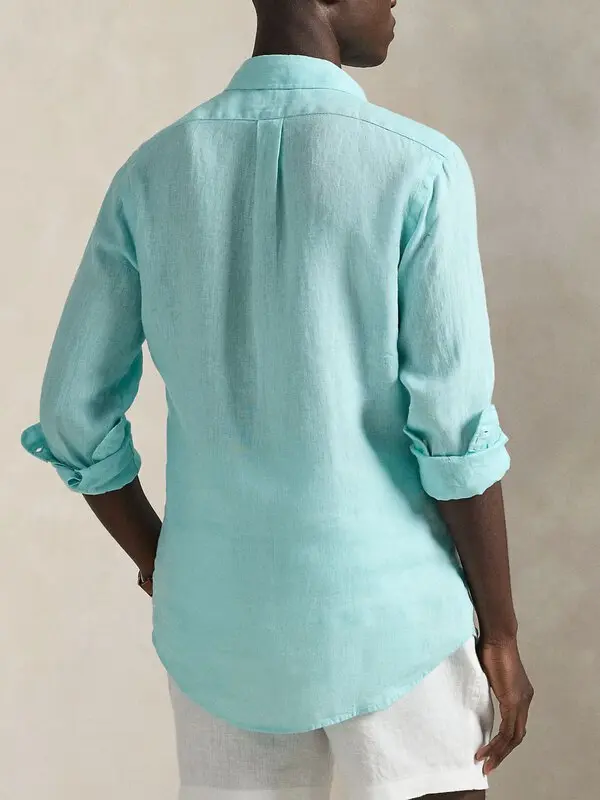 Polo Ralph Lauren Linen Shirt - Sky Blue