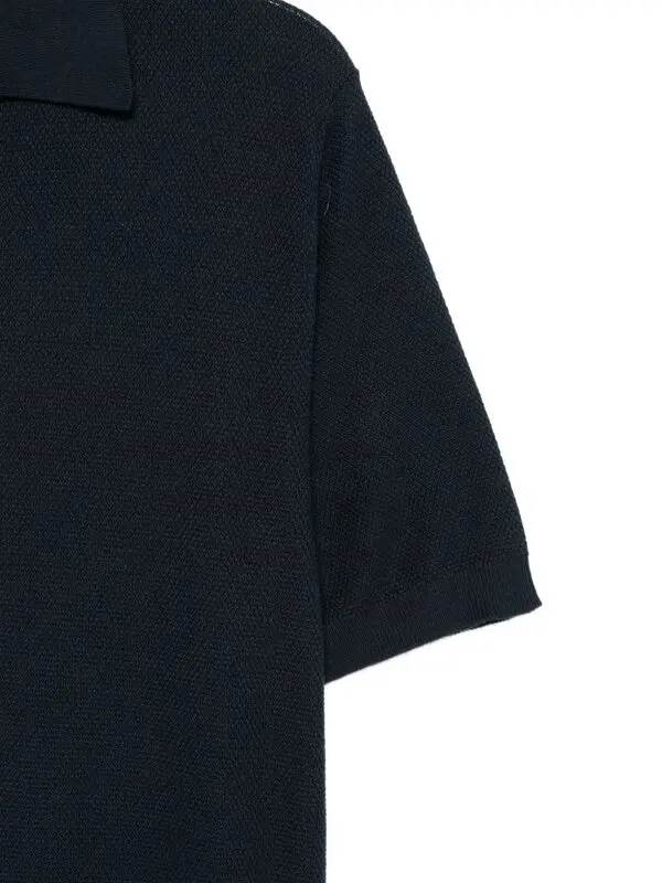 Boglioli Short-sleeved Polo Shirt - Blue