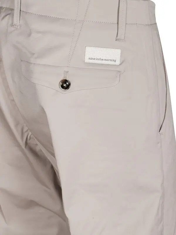 NINE:INTHE:MORNING Fold 2 Chino Pants - Grey