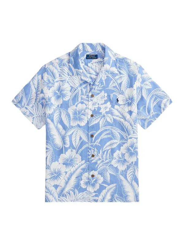 Polo Ralph Lauren Tropical Print Shirt - Blue