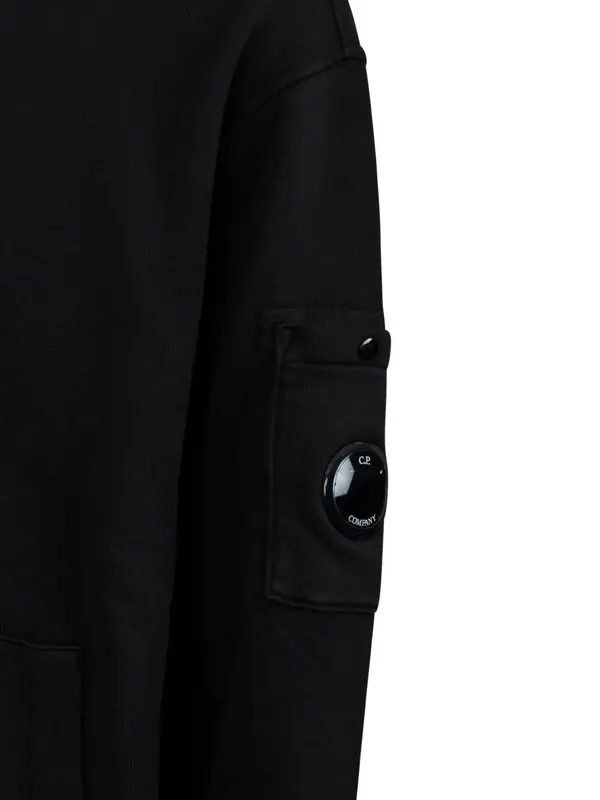 C.P. COMPANY Cotton Hoodie With Logo Patch