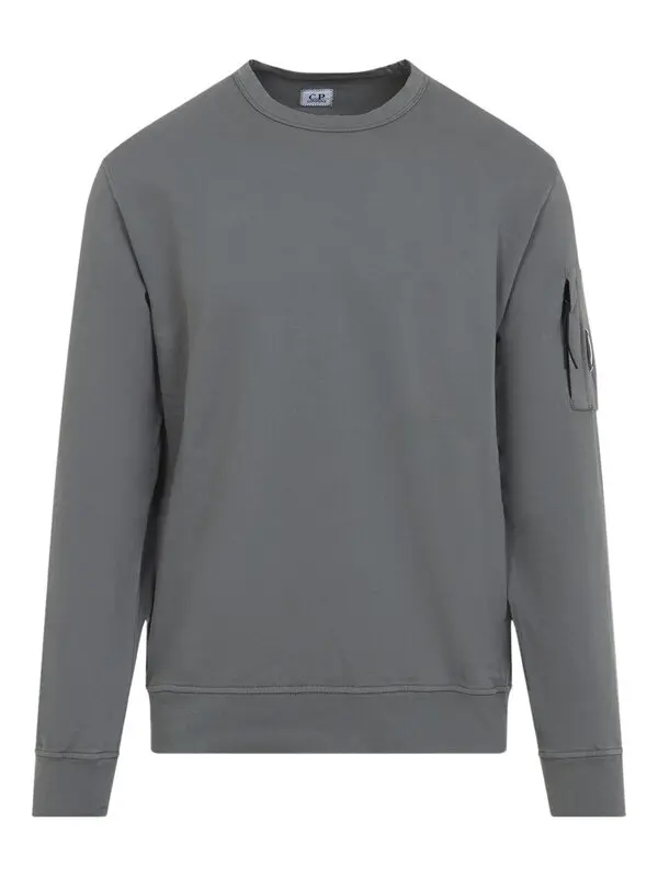 C.P. COMPANY Cotton Crewneck Sweatshirt - Grey