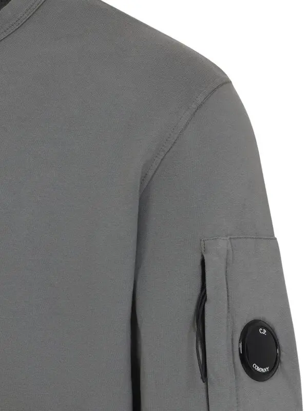 C.P. COMPANY Cotton Crewneck Sweatshirt - Grey