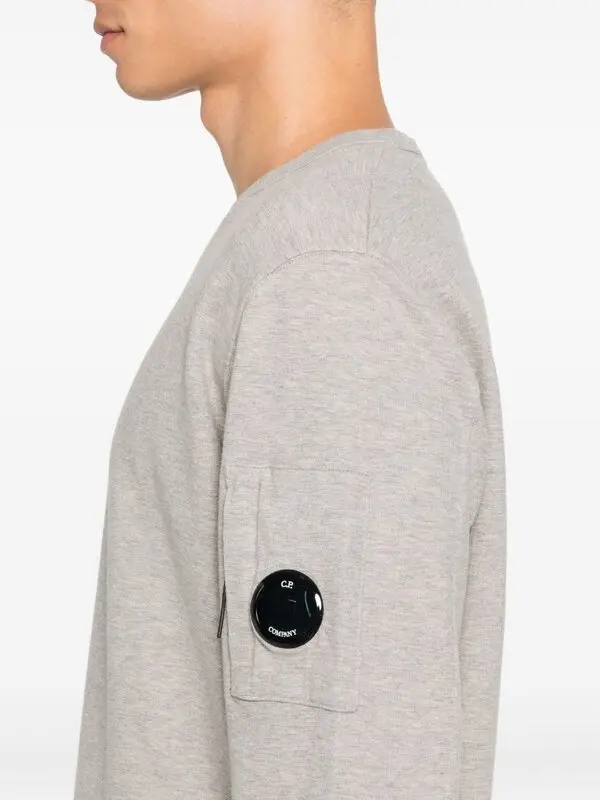C.P. COMPANY Cotton Crewneck Sweatshirt - Grey