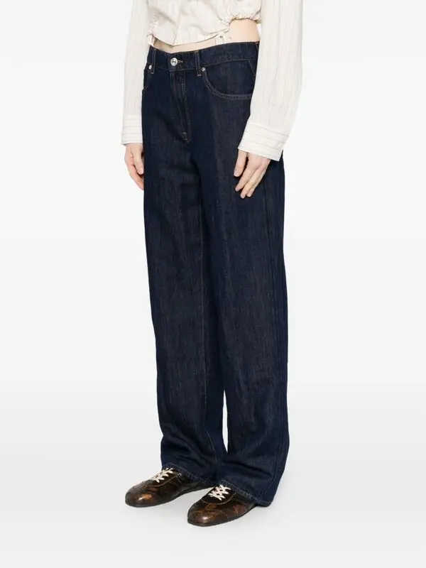 7 For All Mankind Stovepipe Straight Denim Jeans