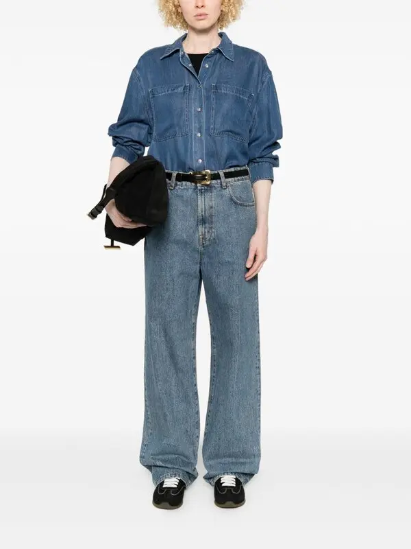 7 For All Mankind Denim Cotton Shirt