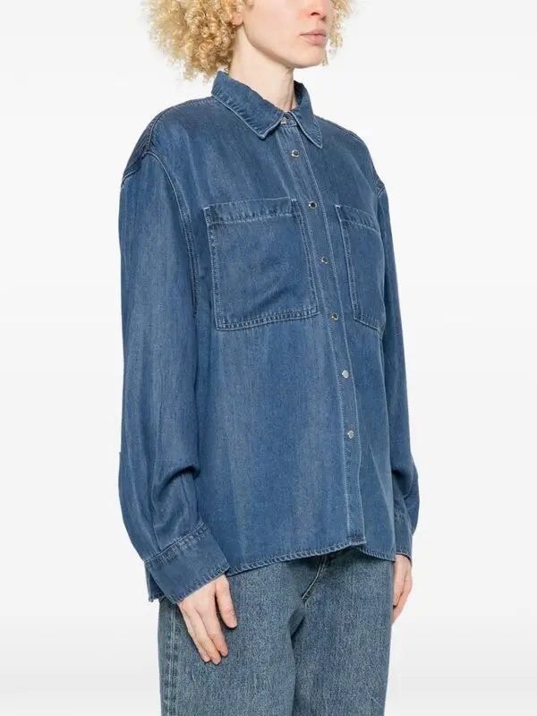7 For All Mankind Denim Cotton Shirt