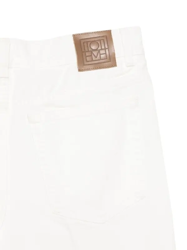 TOTEME Denim Cotton Jeans - White