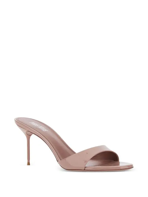 Paris Texas Lidia Patent Leather Stiletto Sandals - Pink
