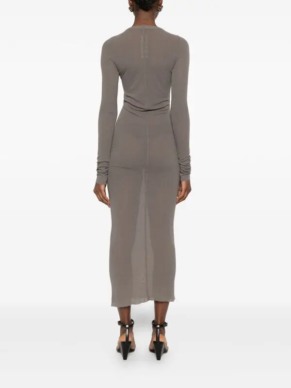 Rick Owens Ribbed Midi Dress