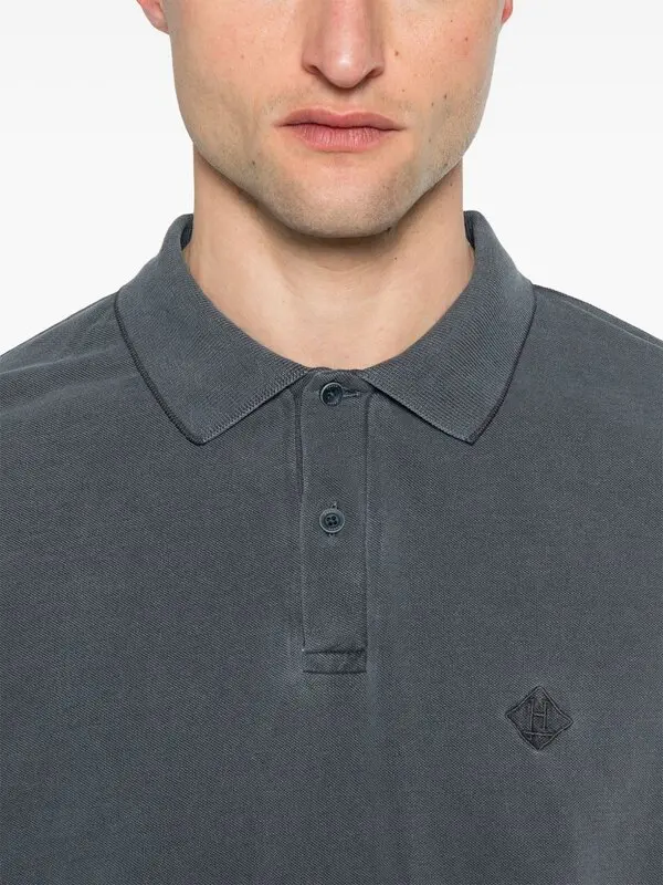 Herno Logo Cotton Polo Shirt