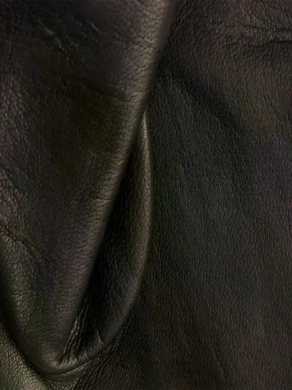Prada Mélange-knit Leather Gloves - Black