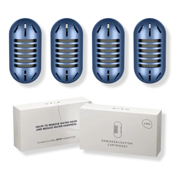 MIKO Water Demineralization Cartridges 4-pack For Ultrasonic Humidifiers - One-color