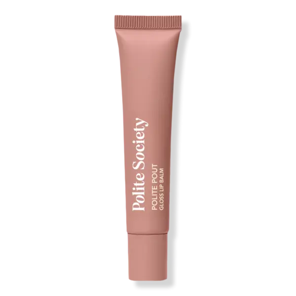 POLITE SOCIETY Polite Pout Glossy Lip Balm - Tiramisu