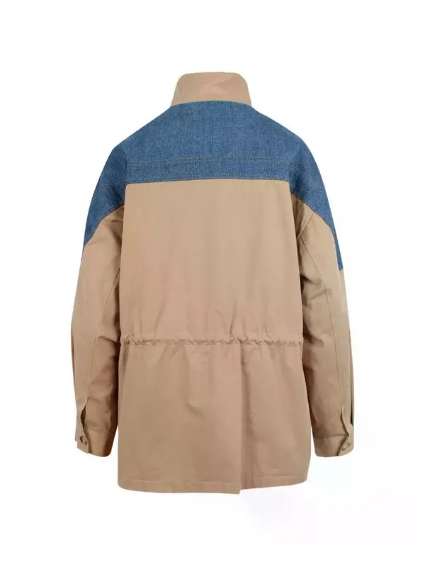 JOVONNA Nano Denim Panel Jacket