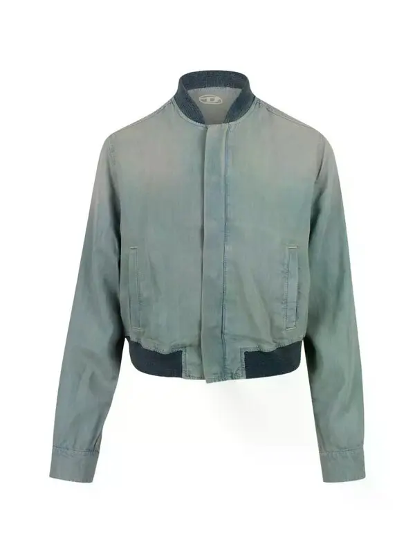 DIESEL® Denim Effect Bomber Jacket