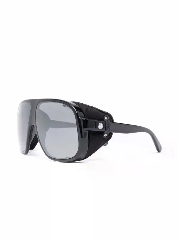 Moncler Diffractor Pilot-frame Sunglasses