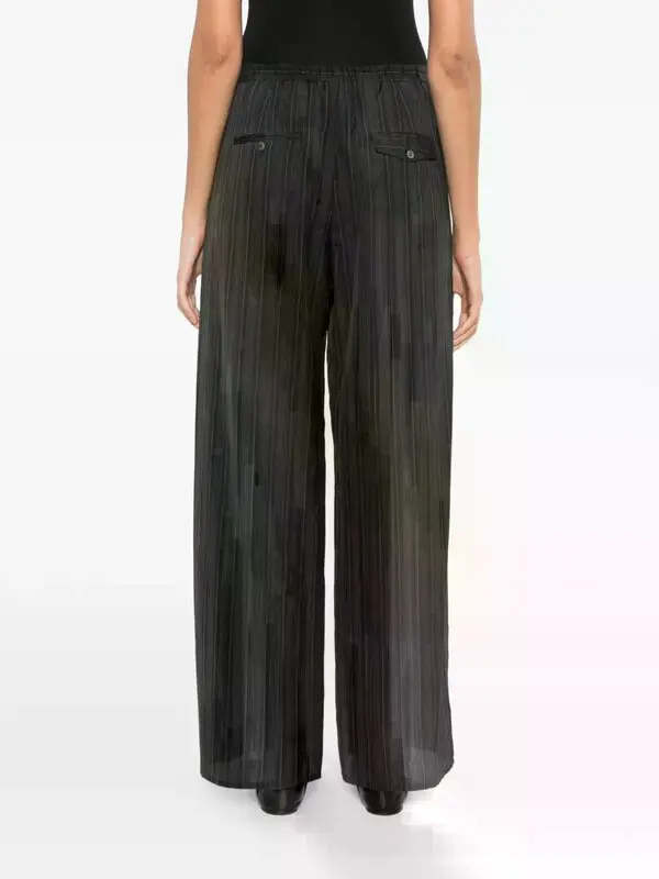 JNBY Beaded Stripe Detail Wide Leg Trousers