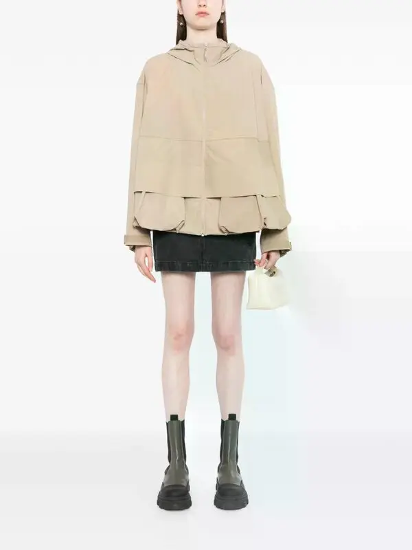 JNBY Drawstring-hem Hooded Jacket - Neutrals