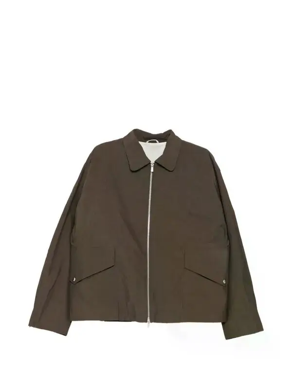 CROQUIS Collared Jacket - Brown