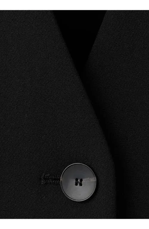 Mango Buttoned Corset Back Vest