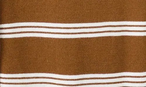 Mango Stripe Collared Cardigan