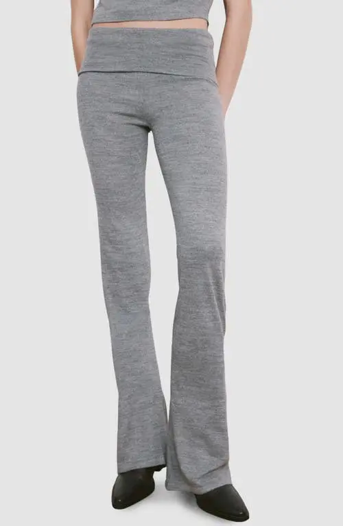 Mango Studded Knit Trousers