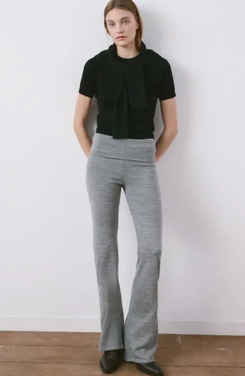 Mango Studded Knit Trousers