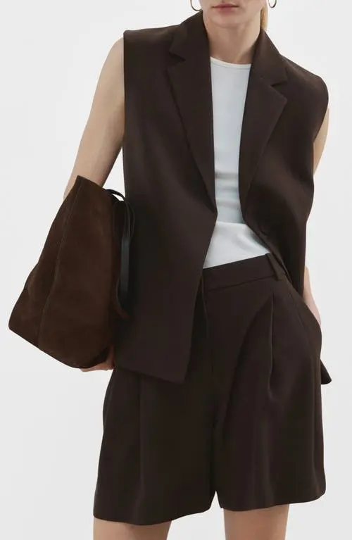 Mango Notch Lapel Vest