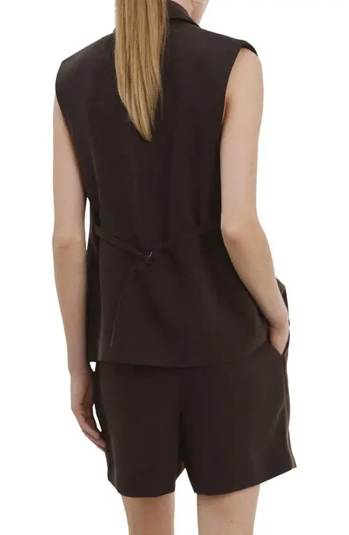 Mango Notch Lapel Vest