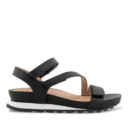 Jambu Liza Casual Wedge Sandal - Black