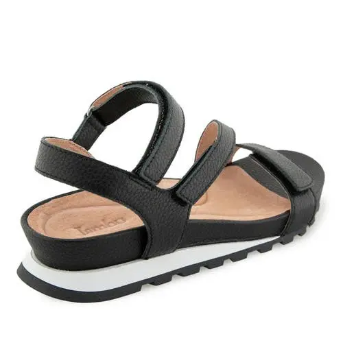 Jambu Liza Casual Wedge Sandal - Black