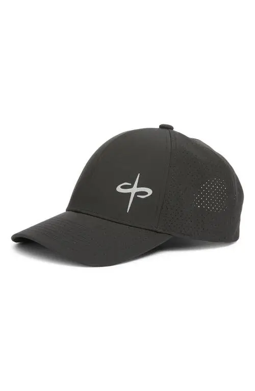 SANTO STUDIO Foil Insignia Performance Snapback Baseball Cap - Black