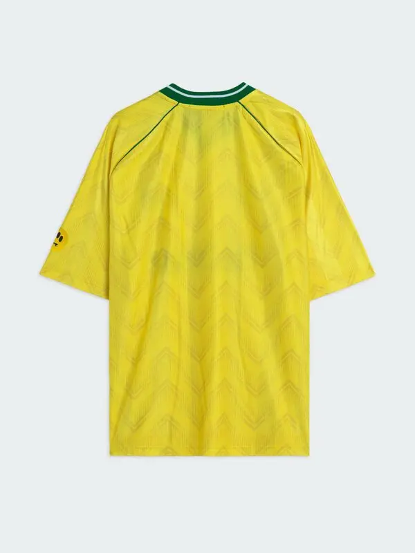 BARROW Printed Triacetate T-shirt - Yellow