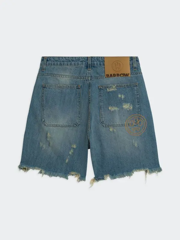 BARROW Distressed Shorts - Denim