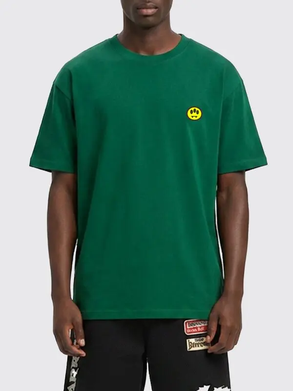 BARROW Cotton T-shirt With Logo - Green