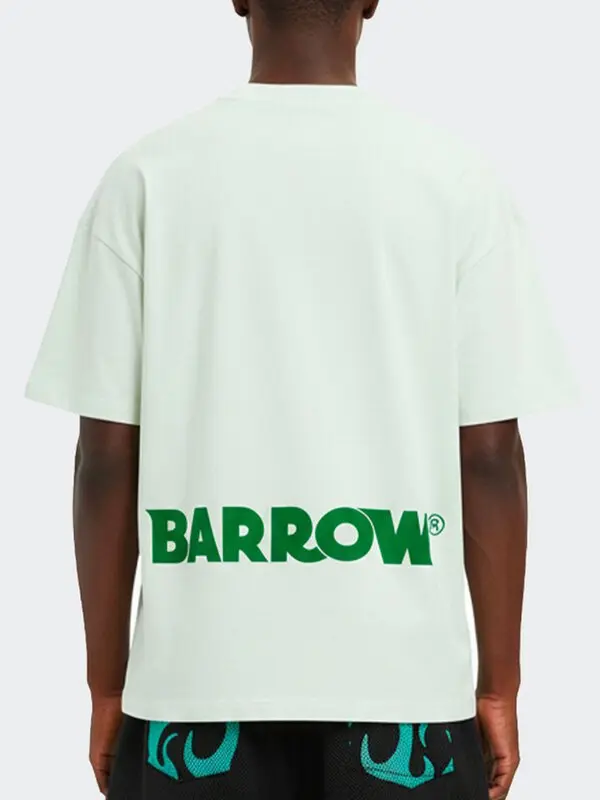 BARROW Cotton T-shirt With Logo - White