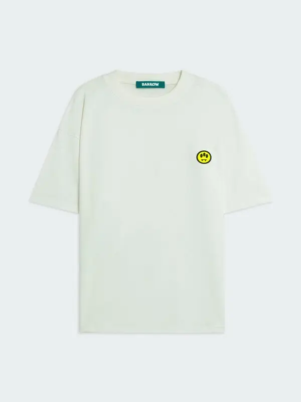 BARROW Cotton T-shirt With Logo - White