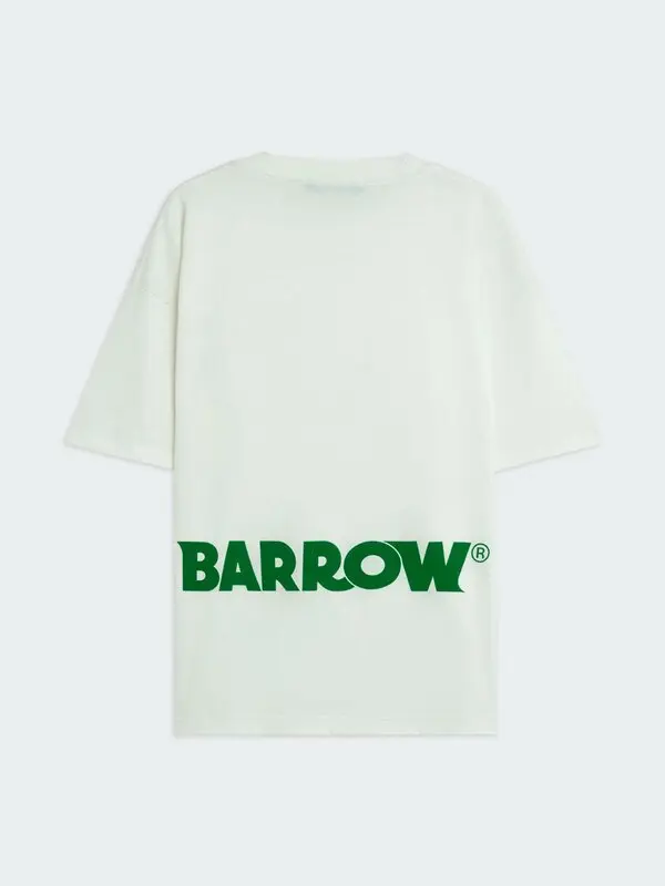 BARROW Cotton T-shirt With Logo - White